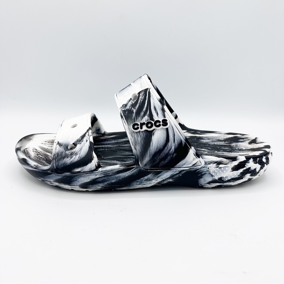 CROCS | Shoes | Crocs Adult Classic Marbled 2 Strap Sandals Mens Size 3 ...